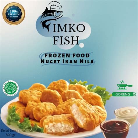 Jual Frozen Food Nuget Ikan Nila 500 Gr Shopee Indonesia