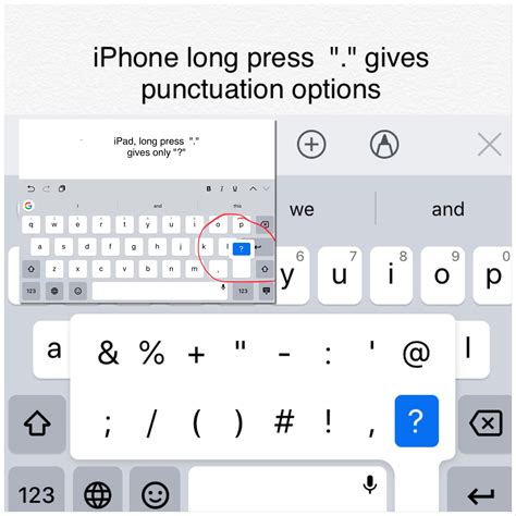 Keyboard Symbols And Punctuation Marks