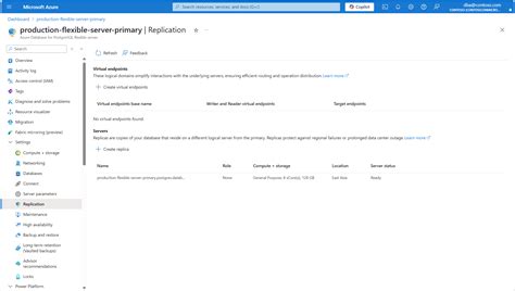 Create A Read Replica Azure Database For Postgresql Flexible Server
