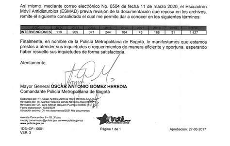 Durante Alcaldía De Gustavo Petro El Esmad Salió A Las Calles 1003