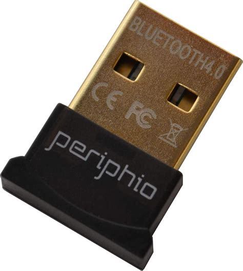 Periphio Bluetooth Usb Adapter Csr 4 0 Dongle Wireless Receiver For Pc Laptop