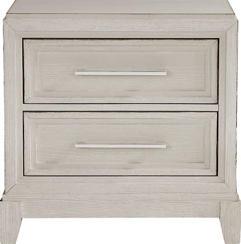 Sunside Way Sand Light Wood 2 Drawer Nightstand Rooms To Go