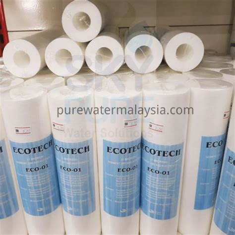 Pp Sediment Filter Ecotech 1 Micron 10 Inch Filter Cartridges
