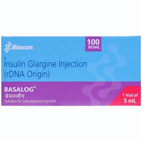 100iu Basalog Insulin Glargine Injection 100 Iuml At ₹ 800piece In