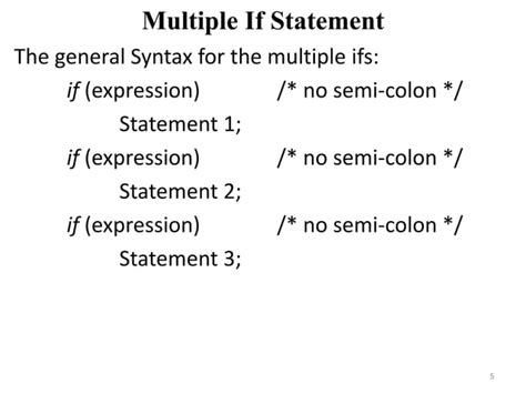 decision making and branching in c ppt