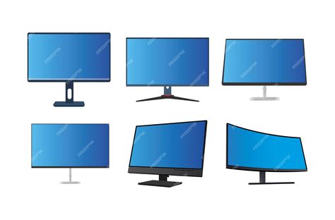 Premium Vector Computer Monitor Vector Illustration