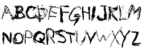 Nail Scratch Font FFonts Net