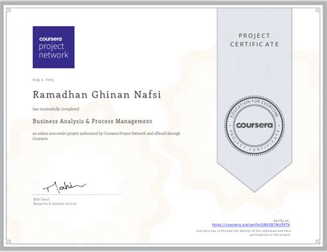 Coursera Business Analysis And Process Management Pdf