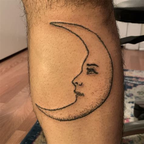 Moon I Recently Did 5rl 3rl R Sticknpokes
