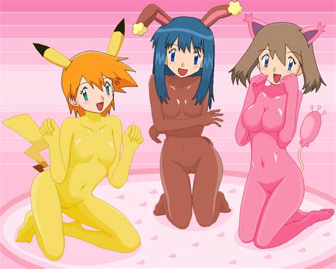Post 393525 Buneary Cosplay Dawn May Misty Pikachu Porkyman Skitty