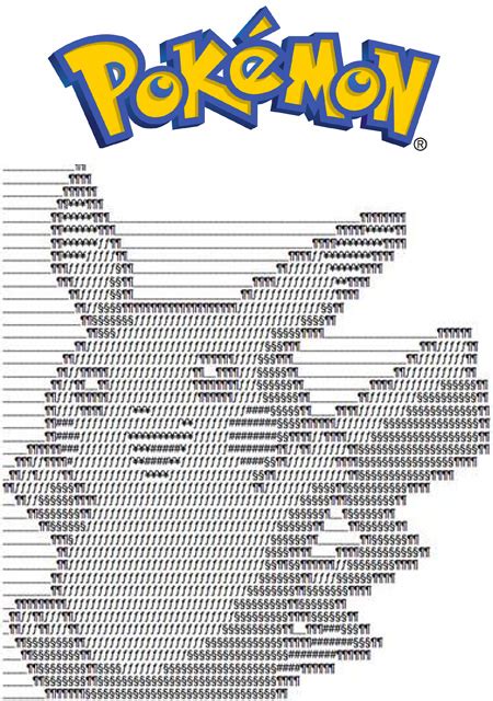 Keyboard Drawings Using Characters