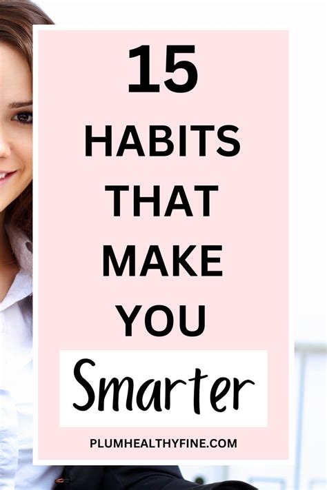 99 Habits That Make You Smarter Free Printable List Artofit