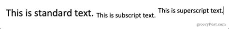 How To Format Subscript Or Superscript Text In Powerpoint Groovypost