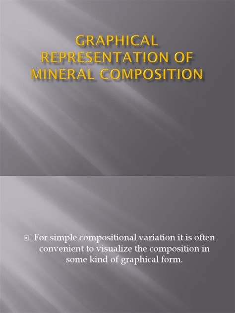 Graphical Representation Of Mineral Composition Pdf Silicon Dioxide