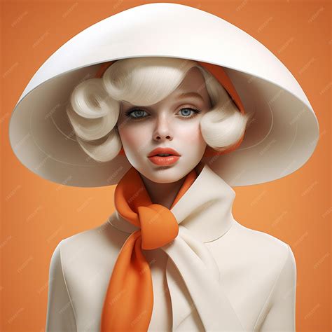 3d Fashion Model Icon Logo Dress And Clothes Beauty Poster Background Premium Ai Generated Image