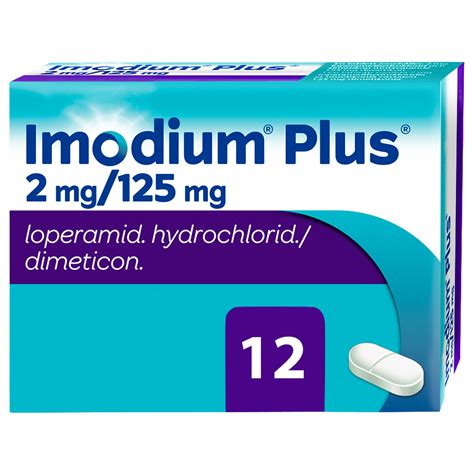 Köp Imodium Plus Tablett 2 Mg 125 Mg 12 St På