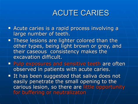 Classification Of Dental Caries Ppt
