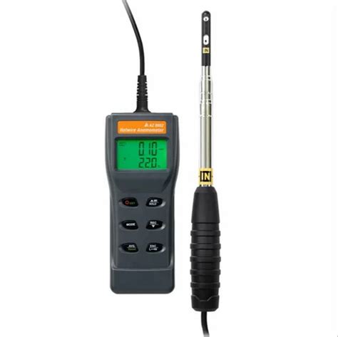 Digital Hot Wire Thermal Anemometer For Industrial Model Name Number