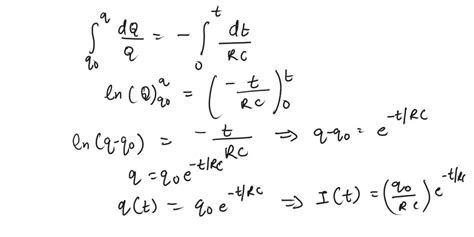 Solved What Is An Rc Circuit Derive The Differential Equation Governing The Charging Of A