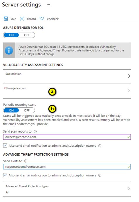 Sql Vulnerability Assessment Azure Sql Database And Sql Managed Instance And Azure Synapse