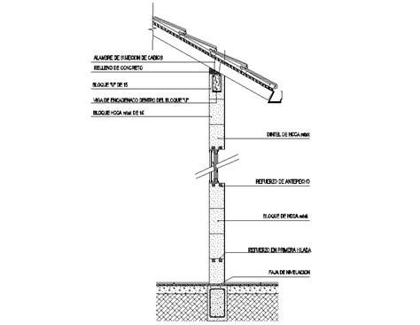 Exterior Wall Section Cad Drawing Download Artofit