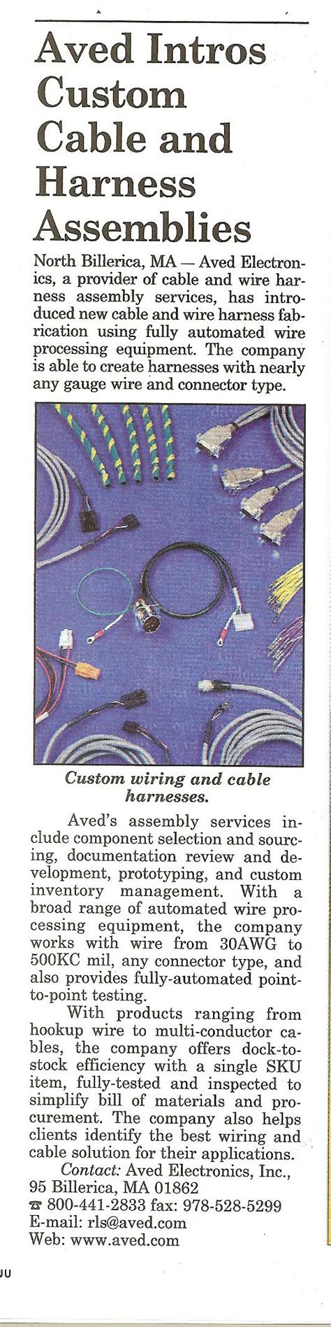 Aved Electronics Venmark International
