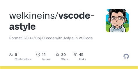 Github Welkineinsvscode Astyle Format Ccobj C Code With Astyle In Vscode