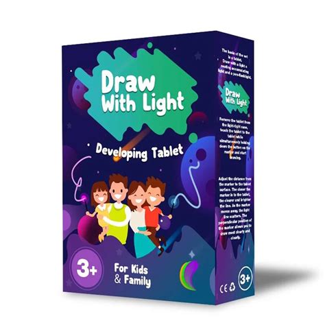 ПВХ А4 планшет рисунок с светильник забавная игрушка детская развивающая игрушка английская версия