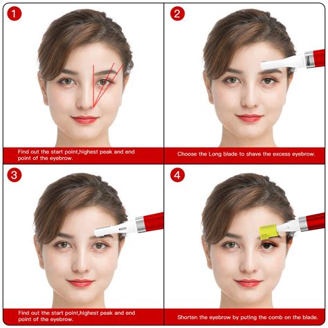 Buy Eyebrow Trimmer Electric Precision Eyebrow Razor For Women Portable Facial Hair Remover