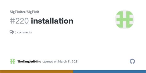 installation · issue 220 · sigploiter sigploit · github