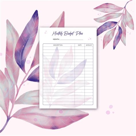 Premium Vector Monthly Budget And Finance Planner Vector Notebook Page Notes