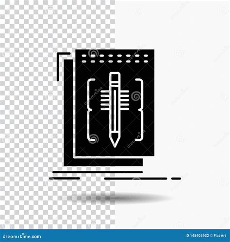 Code Edit Editor Language Program Glyph Icon On Transparent