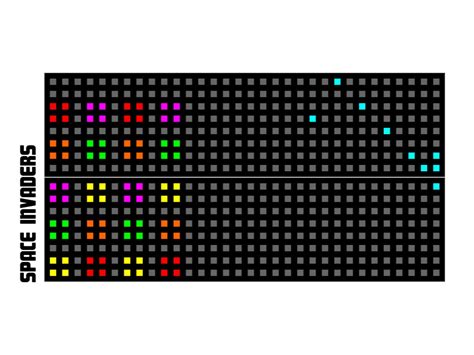 Space Invaders On Neopixels Using Circuitpython