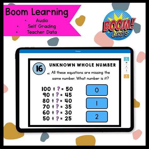 unknown variables 3rd grade task cards magicore