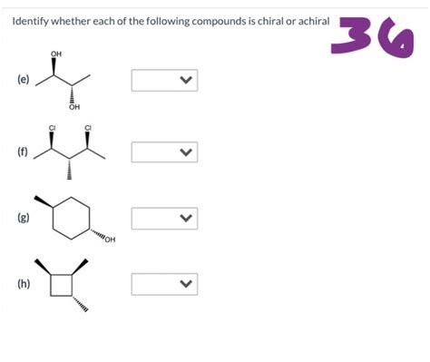 Solved Chem Question Identify Whether Each Of The Following