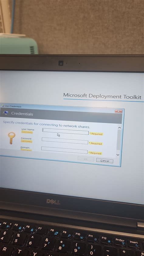 Connection To Deployment Share Cannot Be Made Please Help Rmdt