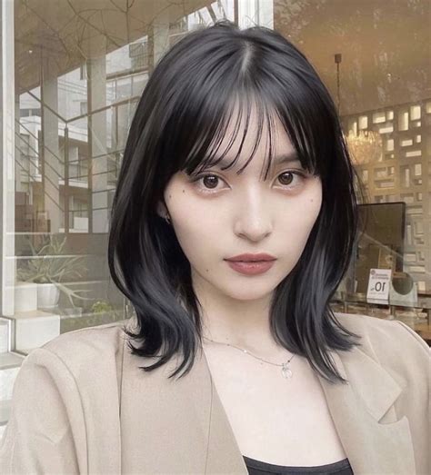 Pin By 🍮 On 髪 Bangs With Medium Hair Model Hair Hair Images