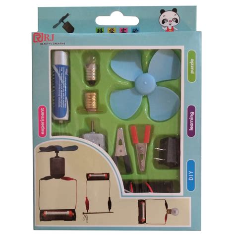 کیت آموزشی لامپ و وسایل برقی پنکه دار شهر کتاب مبین