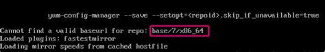 Yum 安装：cannot Find A Valid Baseurl For Repobase7x8664 的解决方法 知乎