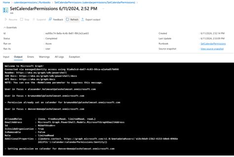 Set Default Calendar Permission For Your Organization With Graph Api A Blog About Automation