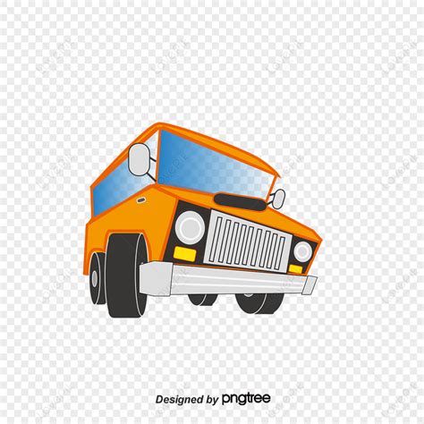 만화 자동차장난감낡은 차노랑 Png 일러스트 무료 다운로드 Lovepik