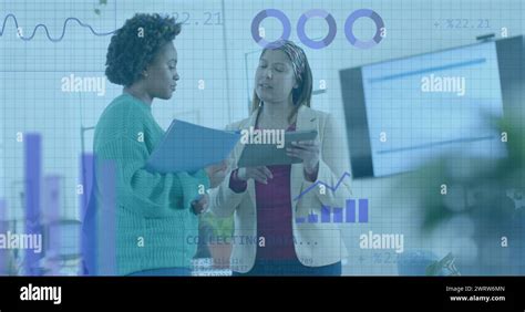 Coding And Data Processing On Interface Over Diverse Female Colleagues