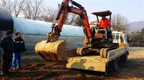 굴삭기상하차 방법설명및 시범 Youtube