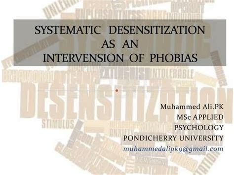 Systematic Desensitization Pdf