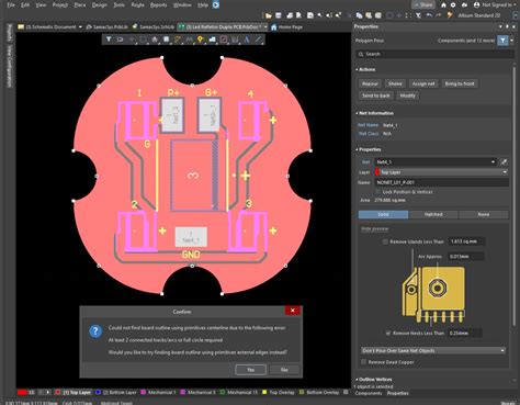 Pcb Cant Use A Polygon To Define A Board Shape In Altium How To Do
