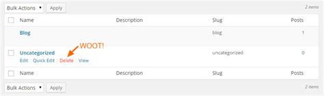 How To Delete Uncategorized From WordPress