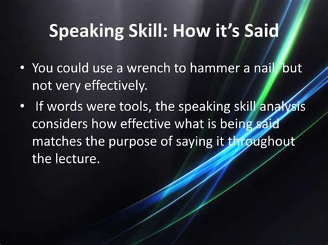 Analyzing Skill Ppt