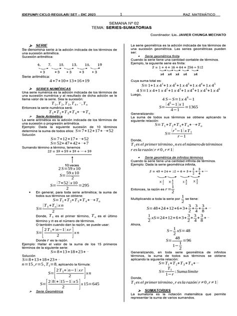 Razmatematico S02 Series Y Sumatorias Ades Set Dic 2023 Pdf