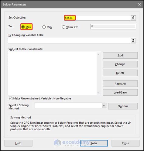 How To Do Portfolio Optimization Using Excel Solver 2 Easy Methods