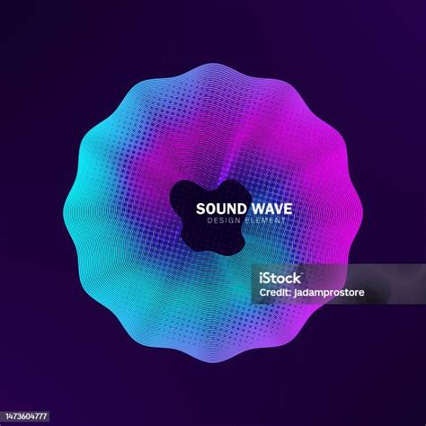 사운드웨이브 벡터 추상적인 배경 음악 라디오 웨이브 오디오 디지털 레코드의 서명 음파에 대한 스톡 벡터 아트 및 기타 이미지 음파 3차원 형태 입체 이미지 Istock